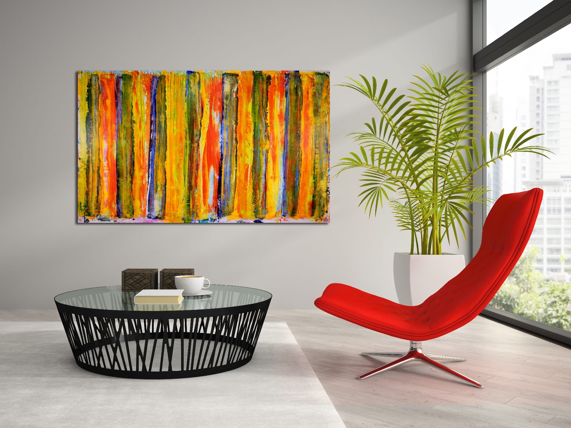 Fearless - ABSTRACT ART - NESTOR TORO - LOS ANGELES