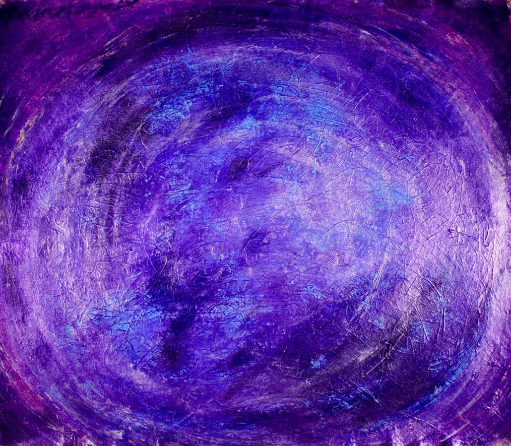 Vortex in Vibrant Purple - ABSTRACT ART - NESTOR TORO - LOS ANGELES