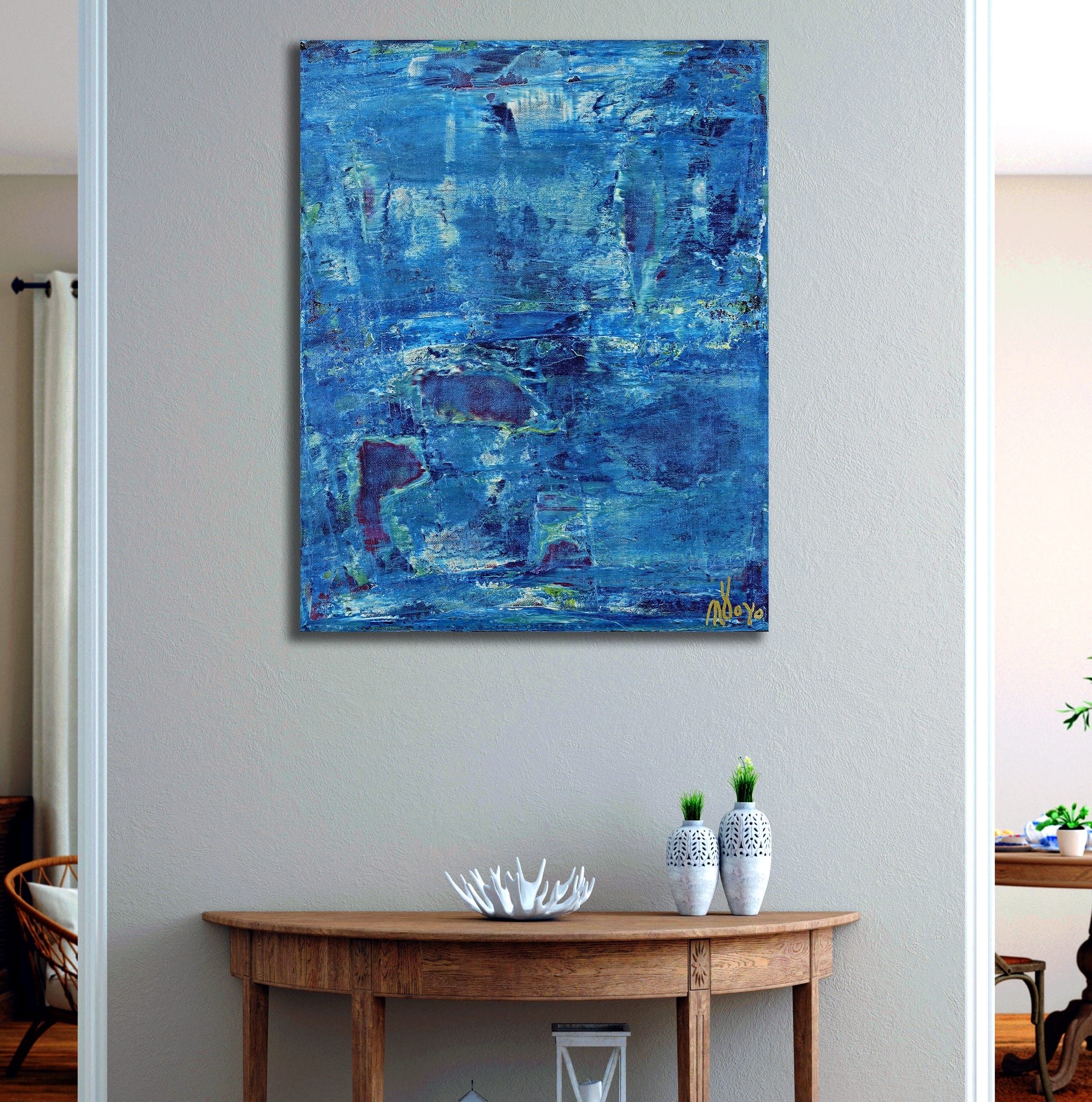 Many Miles Offshore (2022) - ABSTRACT ART - NESTOR TORO - LOS ANGELES